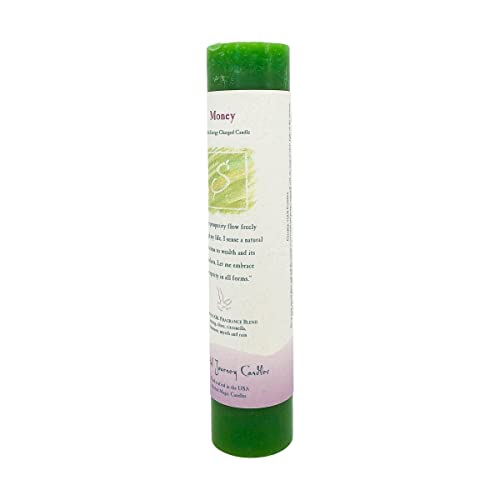 CRYSTAL JOURNEY Candle Pillar Money, 1 EA