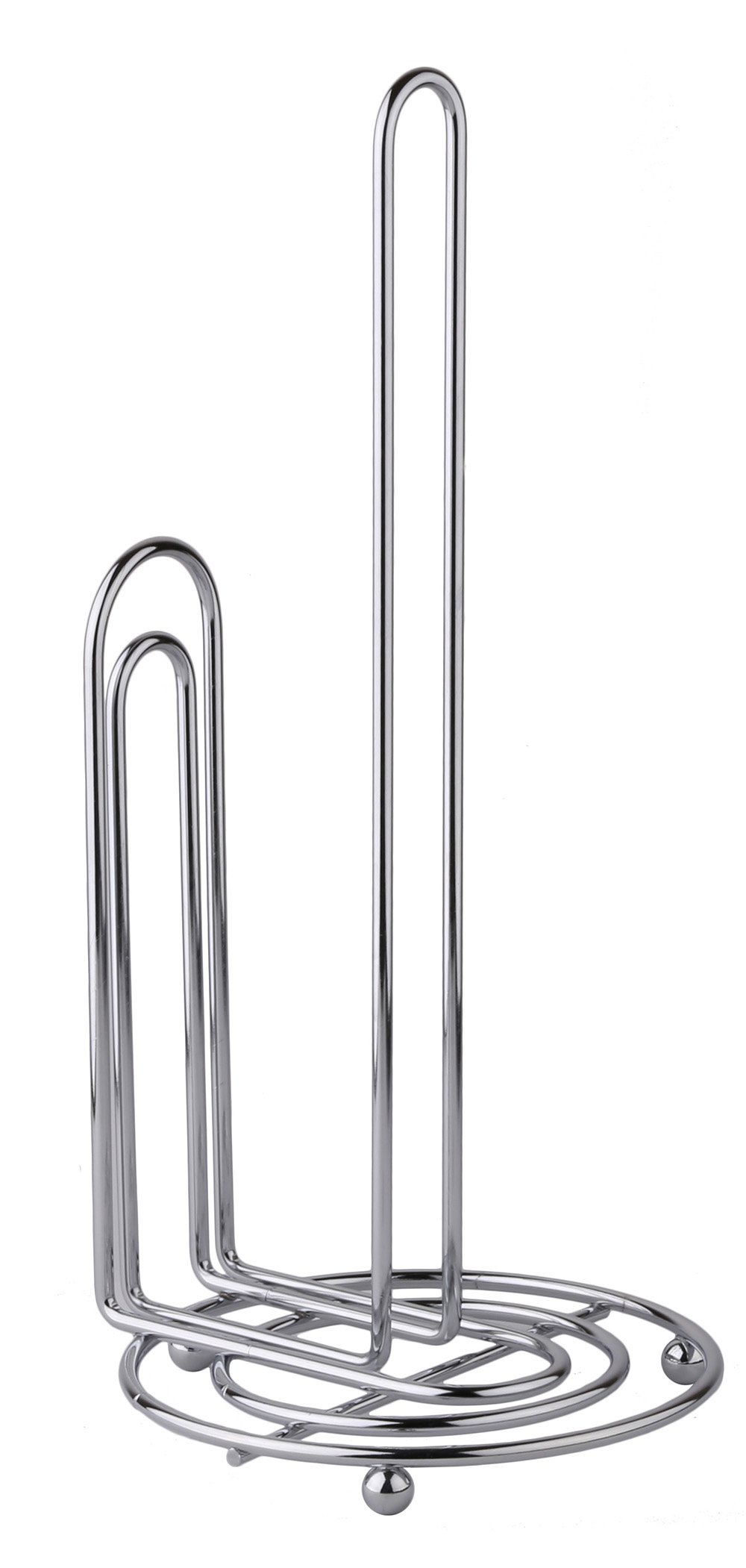 Greenco Chrome Paper Towel Holder | Kitchen Towel Dispenser, Paper Hand Towel Holders, Stand, Rack | for Countertop, Counter, Sink, Under Cabinet, Bathroom Wall | Kitchen Organization, Accessories