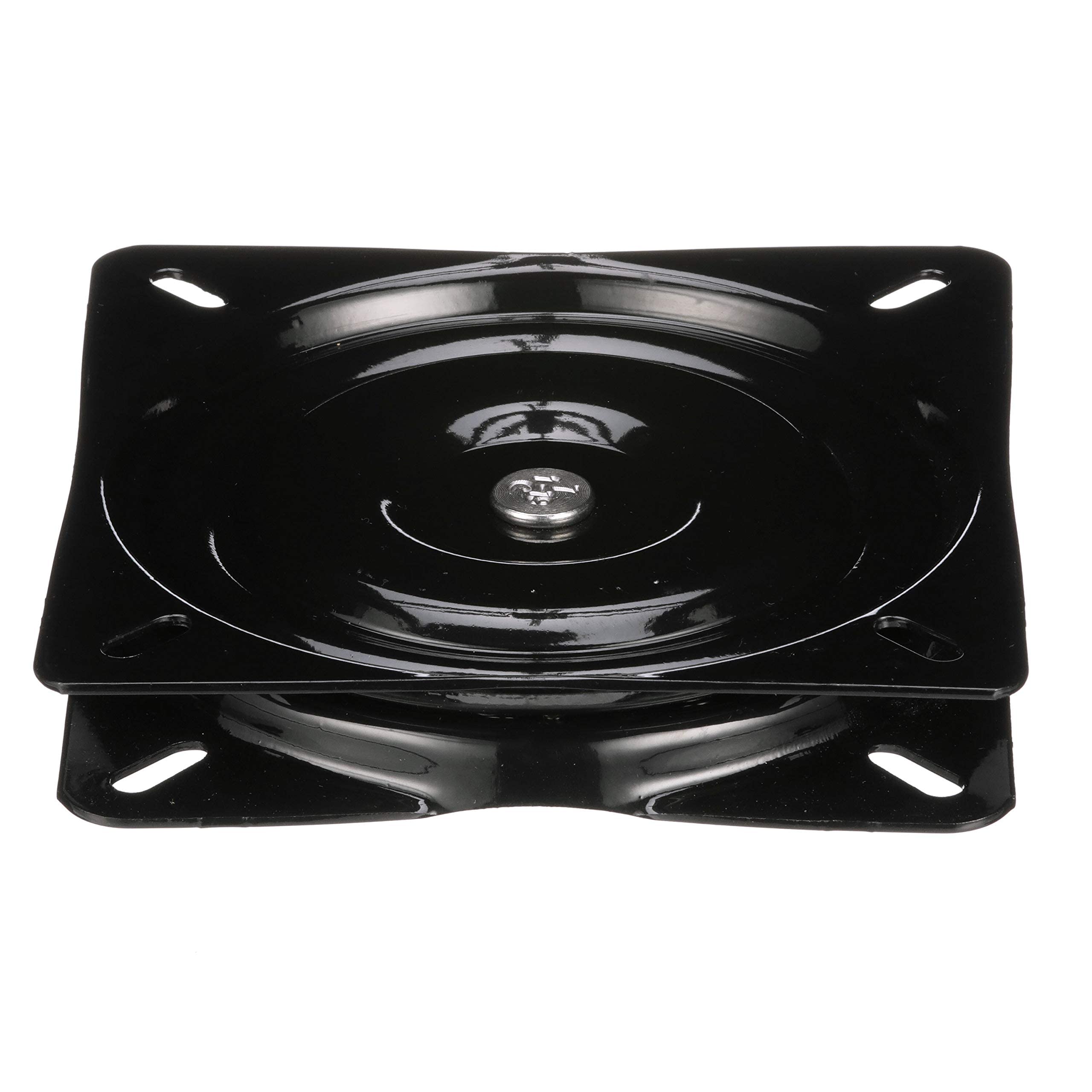 Attwood 17721 Seat Swivel, For Boat Seat, 3-Degree Tilt Action, 7 Inches, Steel, Black Powder Coated