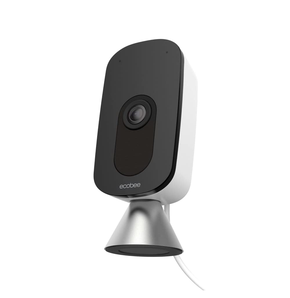 ecobee New Smart Thermostat Premium with Smart Sensor and Air Quality Monitor + ecobee SmartCamera