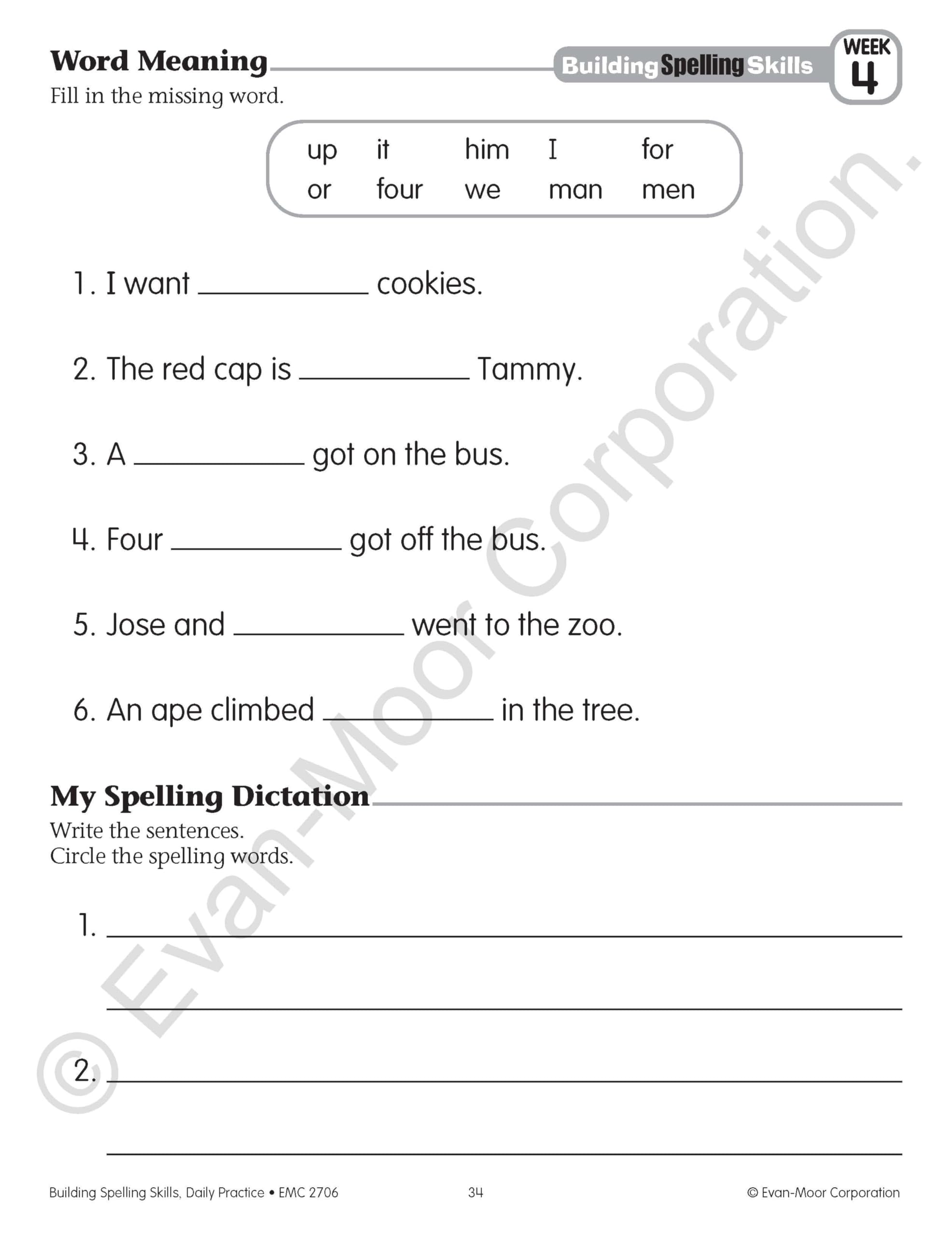 Evan-Moor Building Spelling Skills, Grade 2 - Homeschooling & Classroom Resource Workbook, Reproducible Worksheets, Teaching Edition, Spelling Strategies, Reading and Writing Skills