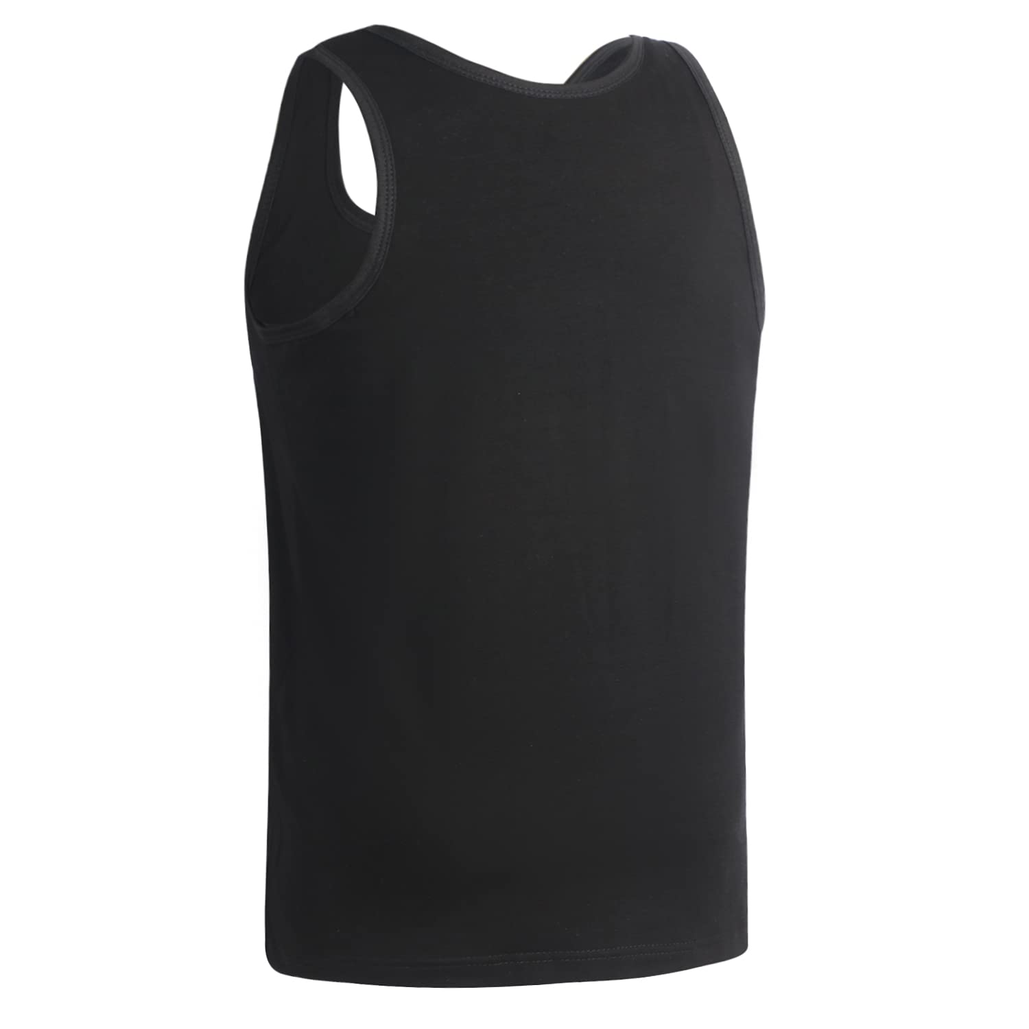 JARAZIN Tomboy Transgender Lesbian FTM Cotton Long Elastic Band Built-in Chest Binder (Large, Black 1)