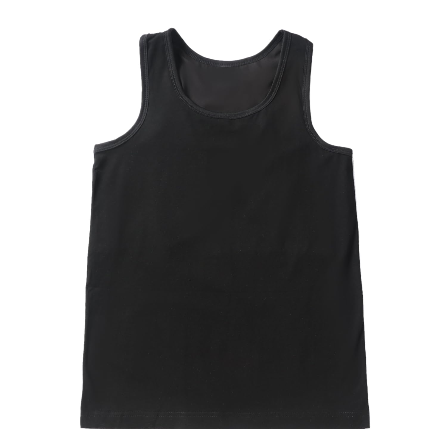JARAZIN Tomboy Transgender Lesbian FTM Cotton Long Elastic Band Built-in Chest Binder (Large, Black 1)