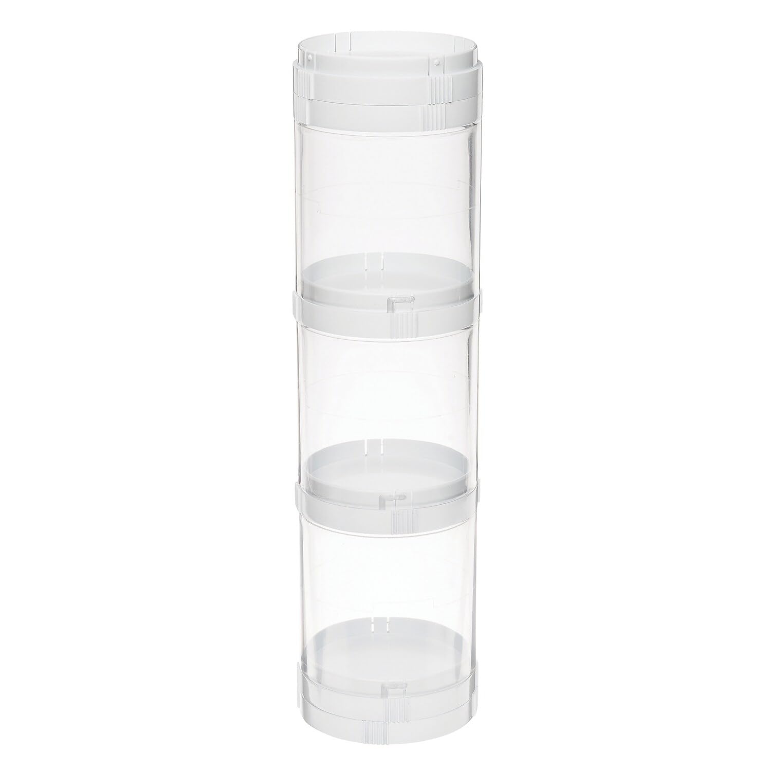 Deflecto Stacking Organizers, 3" x 11.67" x 3", 3 Compartments (20101CR)