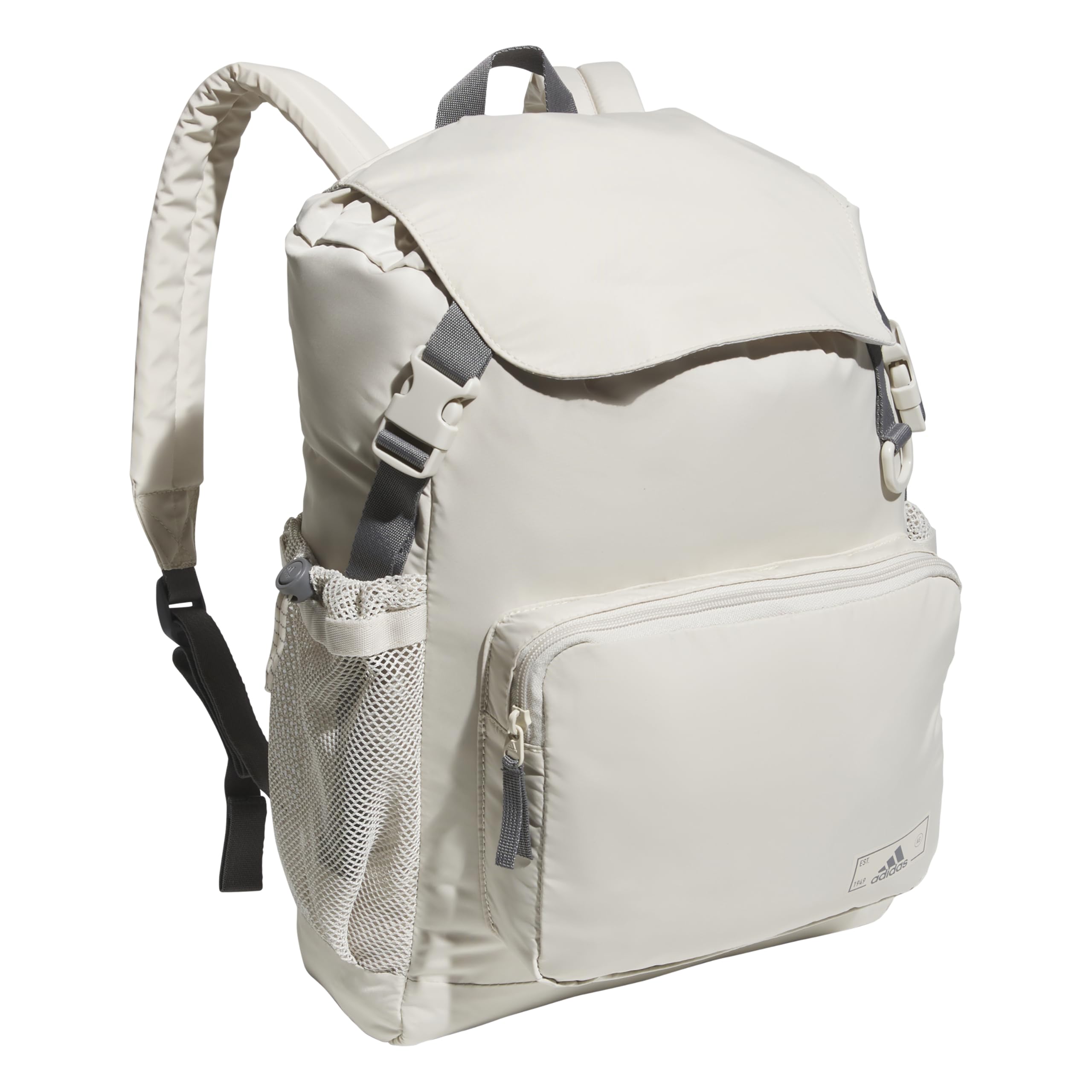 adidas Saturday Backpack, Silver Dawn Grey/Silver Violet Purple, One Size