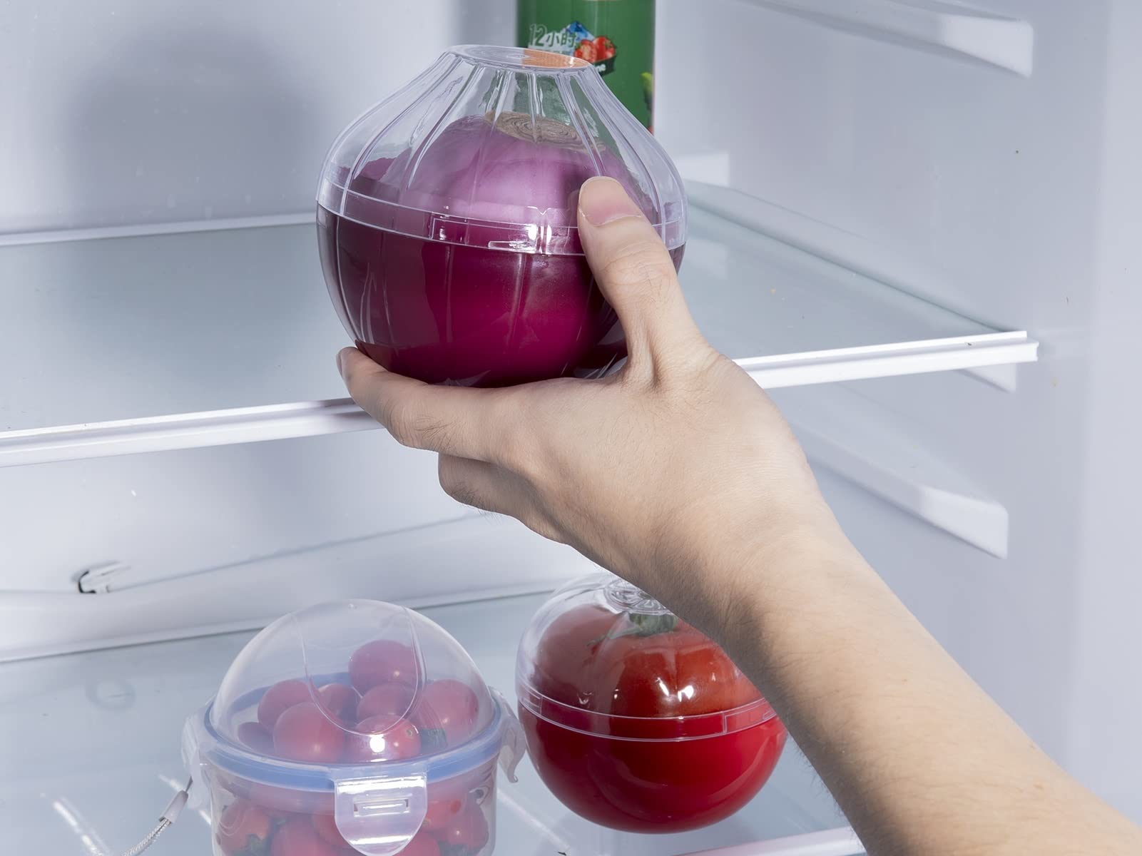 Ortarco Onion Keeper Onion Saver Onion Storage Containers Reusable Onion Holder Organizer