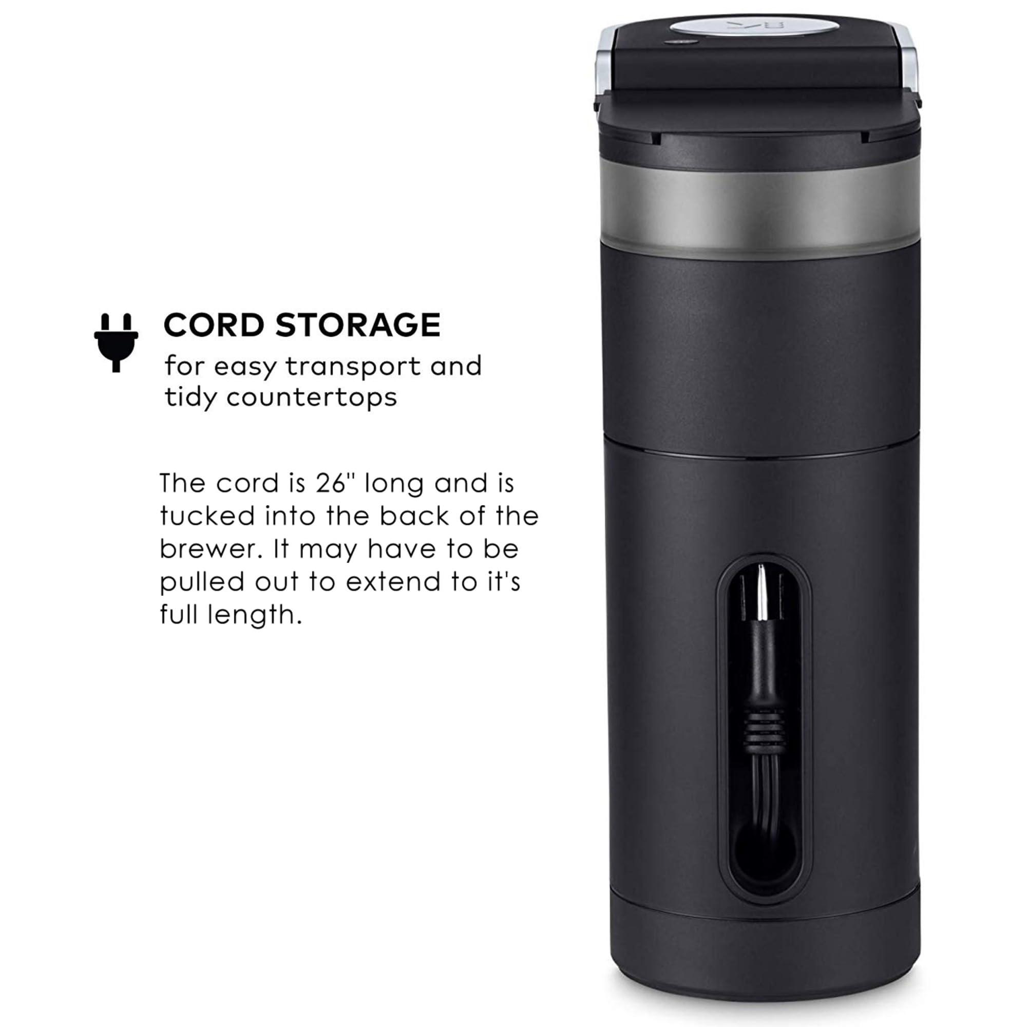 Keurig K-Mini Coffee Maker, Single Serve K-Cup Pod Coffee Brewer, 6 to 12 oz. Brew Sizes, Black