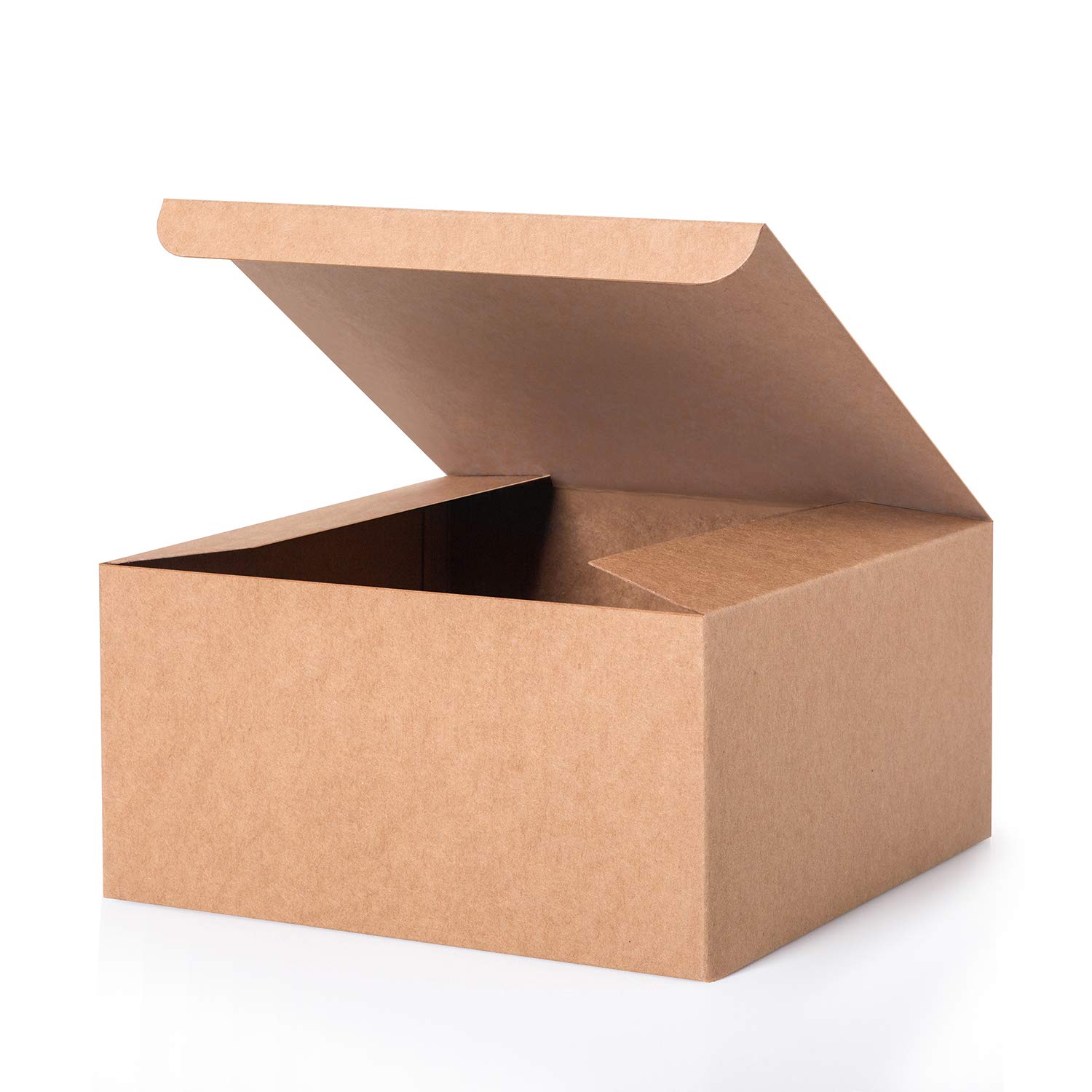 GEFTOL Small Black Gift Box 50 Pack 4 x 4 x 4 inches Fold Box Easy Assemble Paper Gift Box Bridesmaids Proposal Box for Bridal Birthday Party Christmas(Black)