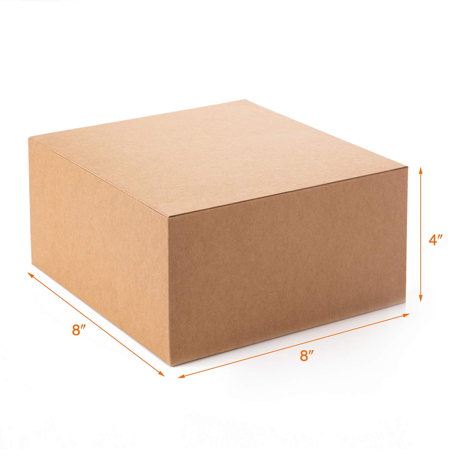 GEFTOL Small Black Gift Box 50 Pack 4 x 4 x 4 inches Fold Box Easy Assemble Paper Gift Box Bridesmaids Proposal Box for Bridal Birthday Party Christmas(Black)