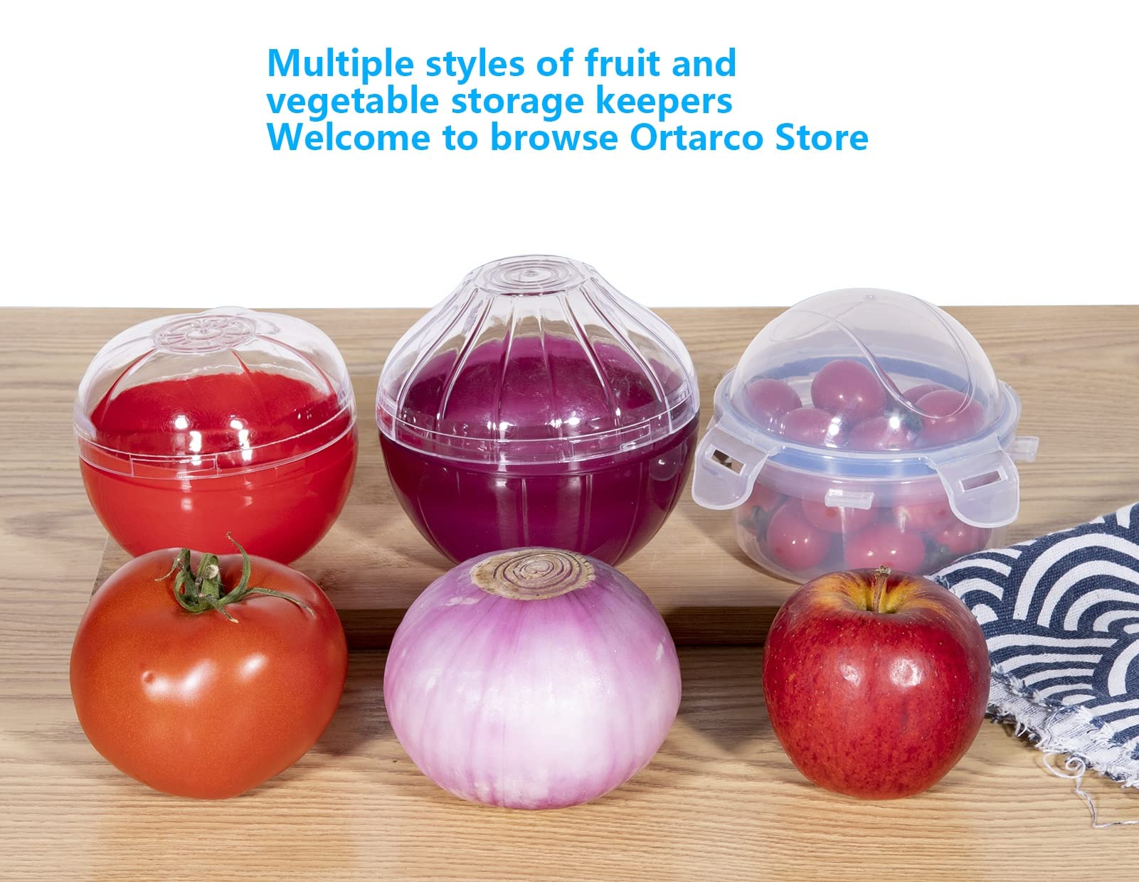 Ortarco Onion Keeper Onion Saver Onion Storage Containers Reusable Onion Holder Organizer
