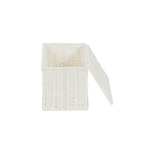 Household Essentials White Paper Rope Lidded