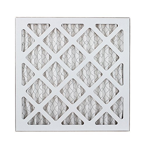 Filterbuy 10x10x1 Air Filter MERV 8 Dust Defense (6-Pack), Pleated HVAC AC Furnace Air Filters Replacement (Actual Size: 9.50 x 9.50 x 0.75 Inches)