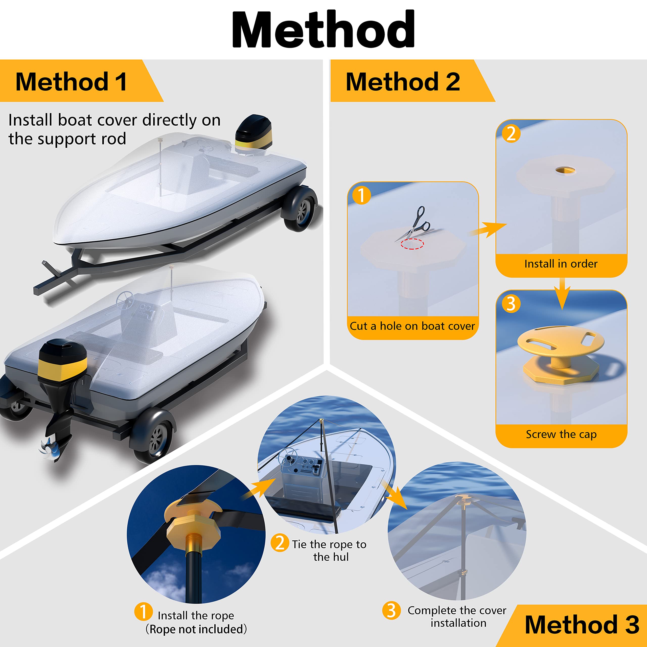 Boat Cover Support Poles Stand 2Pcs System Stable Base Height Adjustable Aluminum Boat Pontoon Cover Poles Post Marine Grade Aluminum Bimini Boat Tarps Winterization Cover Stand