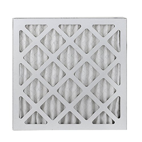 Filterbuy 10x10x1 Air Filter MERV 8 Dust Defense (6-Pack), Pleated HVAC AC Furnace Air Filters Replacement (Actual Size: 9.50 x 9.50 x 0.75 Inches)