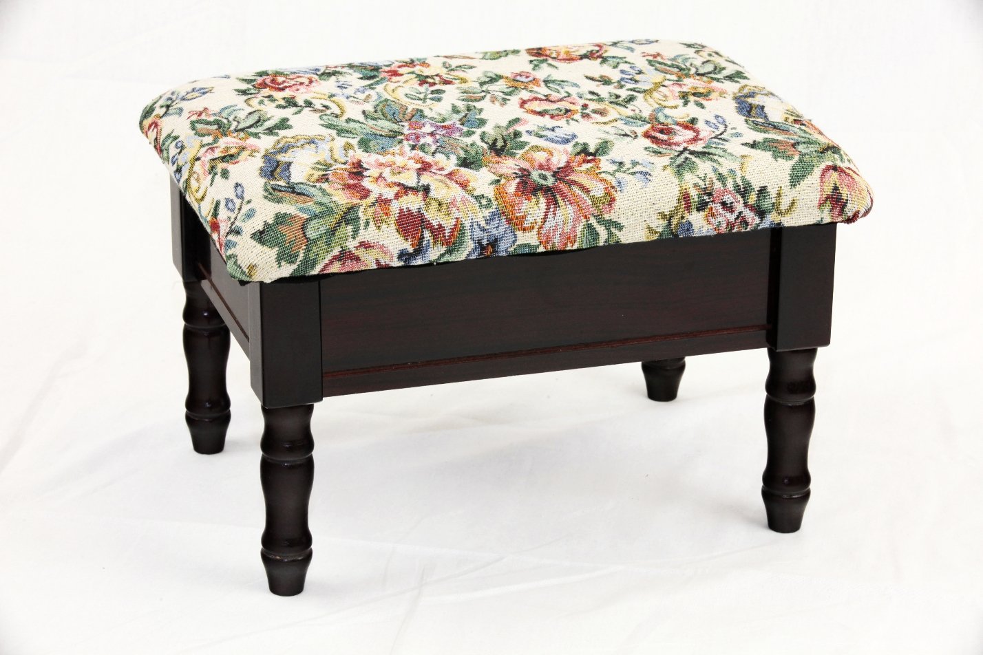 Frenchi Furniture Foot Stool, Cherry