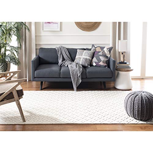 SAFAVIEH Vermont Collection 6' x 9' Ivory VRM304A Handmade Premium Wool Area Rug