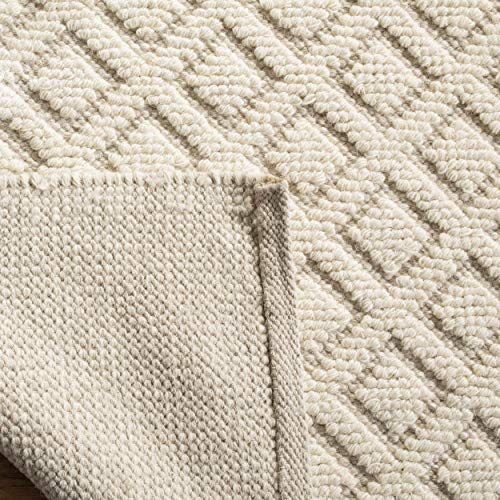 SAFAVIEH Vermont Collection 6' x 9' Ivory VRM304A Handmade Premium Wool Area Rug