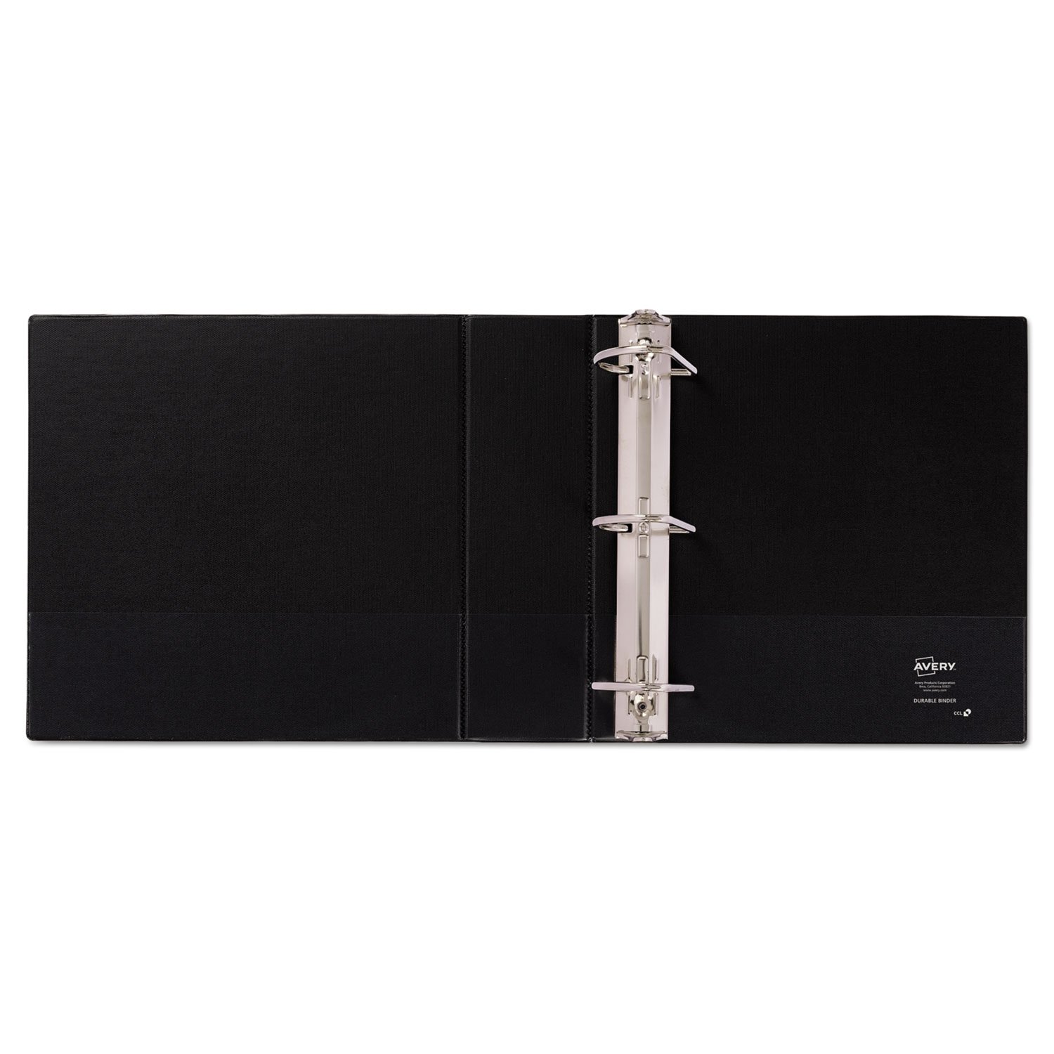 Avery 27653 Durable Binder, 3-Inch Capacity Slant Rings, 8-1/2 x 11, Green, 1/EA