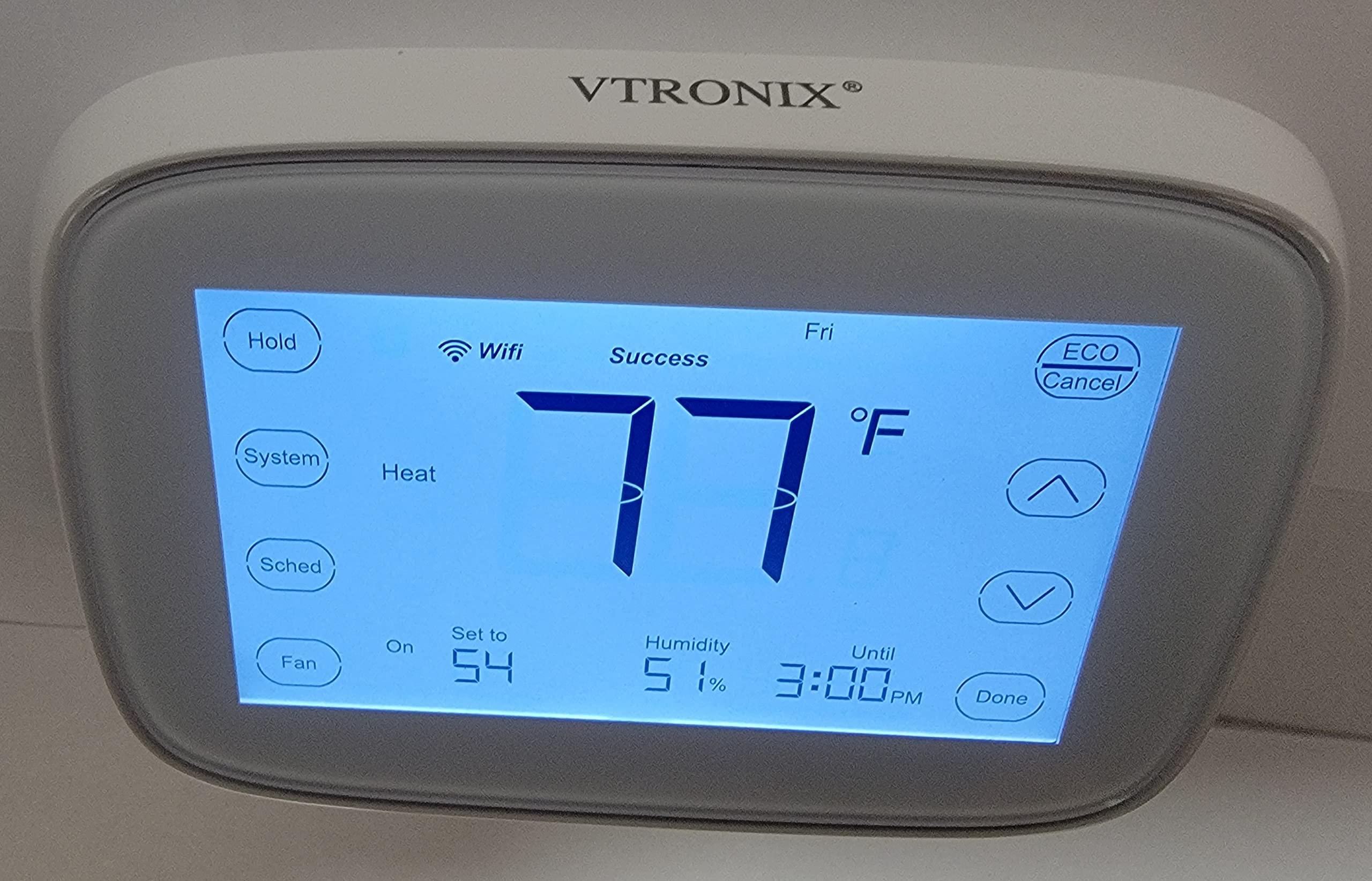 Lakepro-1 Programmable Thermostat for Home - Wi-Fi Enabled with Alexa Compatibility - Control Temperature and Remote Monitoring with Phone App (Requires a C Wire)