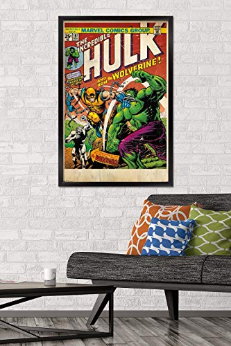 Trends International 24X36 Marvel Comics-Wolverine-Cover Wall Poster, 24" x 36", Unframed Version