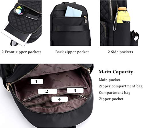 SegaterĀ® Women Backpack Purse Waterproof Nylon Shoulder Bag Casual Daypacks Ladies Anti-Theft Backpack