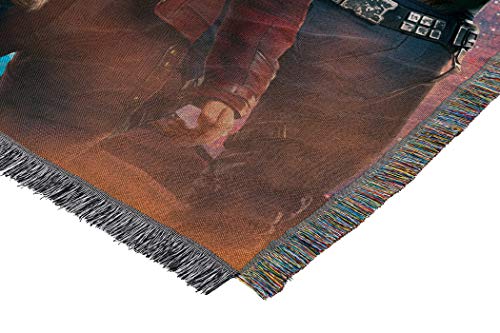Marvel's Guardians of the Galaxy, "Space Crew" Woven Tapestry Throw Blanket, 48" x 60", Multi Color