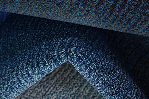 Unique Loom Estrella Collection Distressed, Gradient, Dark Colors, Abstract, Modern Area Rug, 5 ft x 8 ft, Blue/Beige