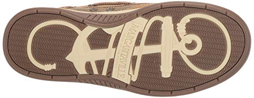 Margaritaville Men's Anchor Slip On Boat Shoe, Light Tan, 10.5