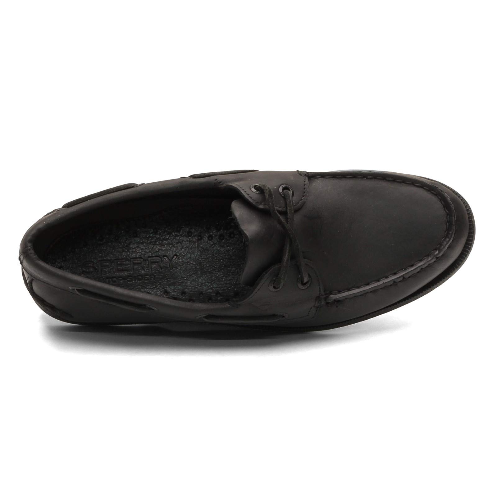 Sperry Men's Authentic Original 2-Eye Boat Shoe, Black, 10 M US