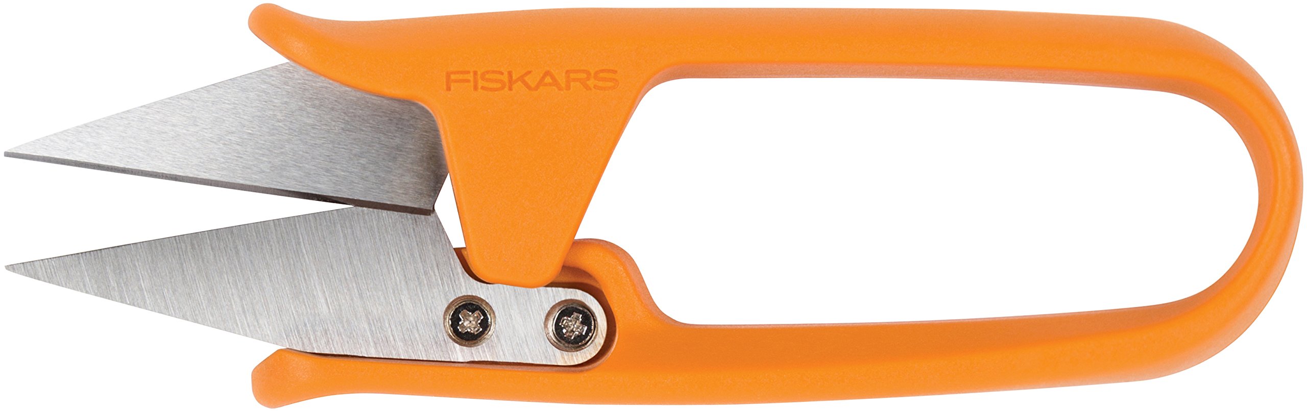Fiskars Thread Snip Scissors, Gray Orange
