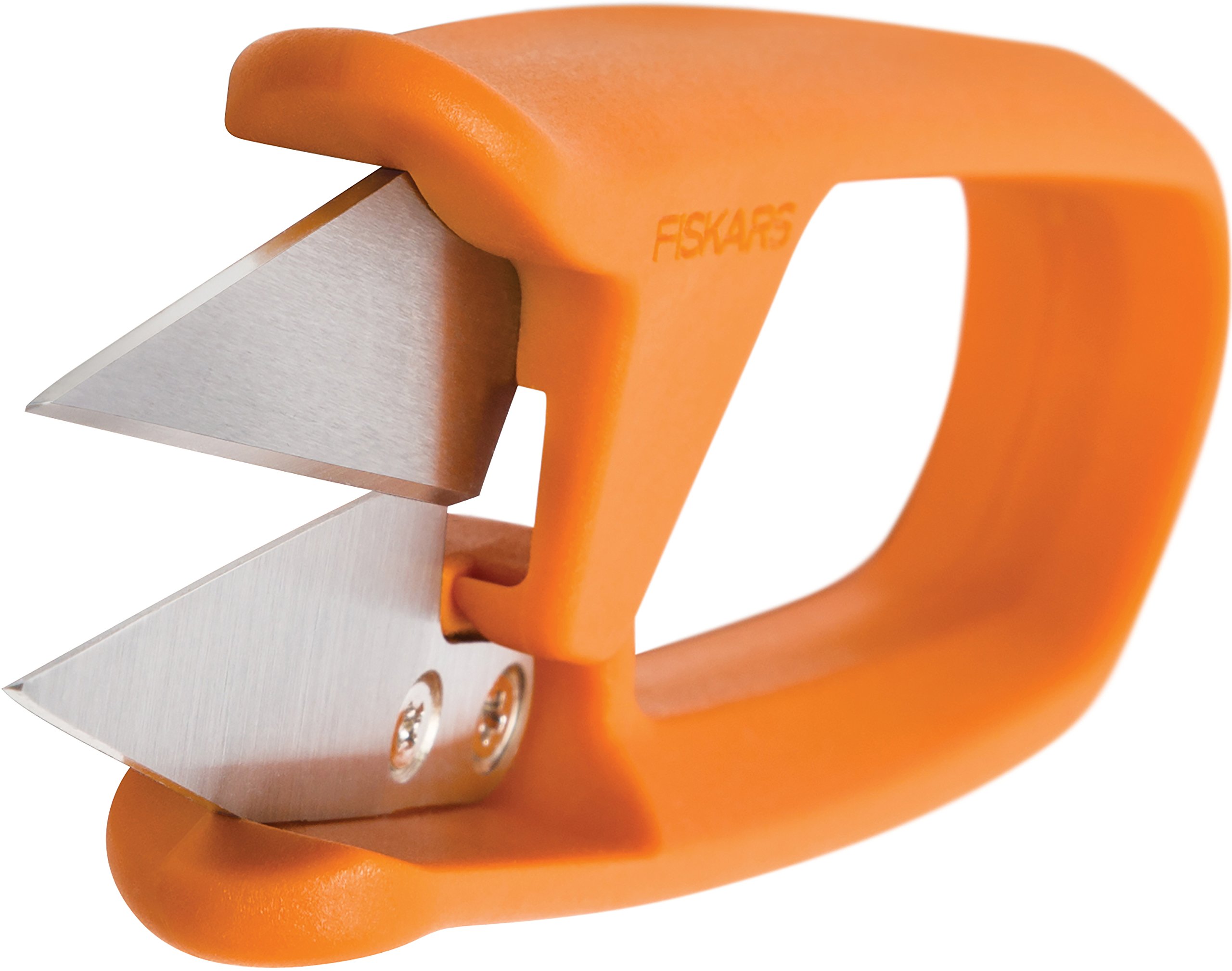 Fiskars Thread Snip Scissors, Gray Orange