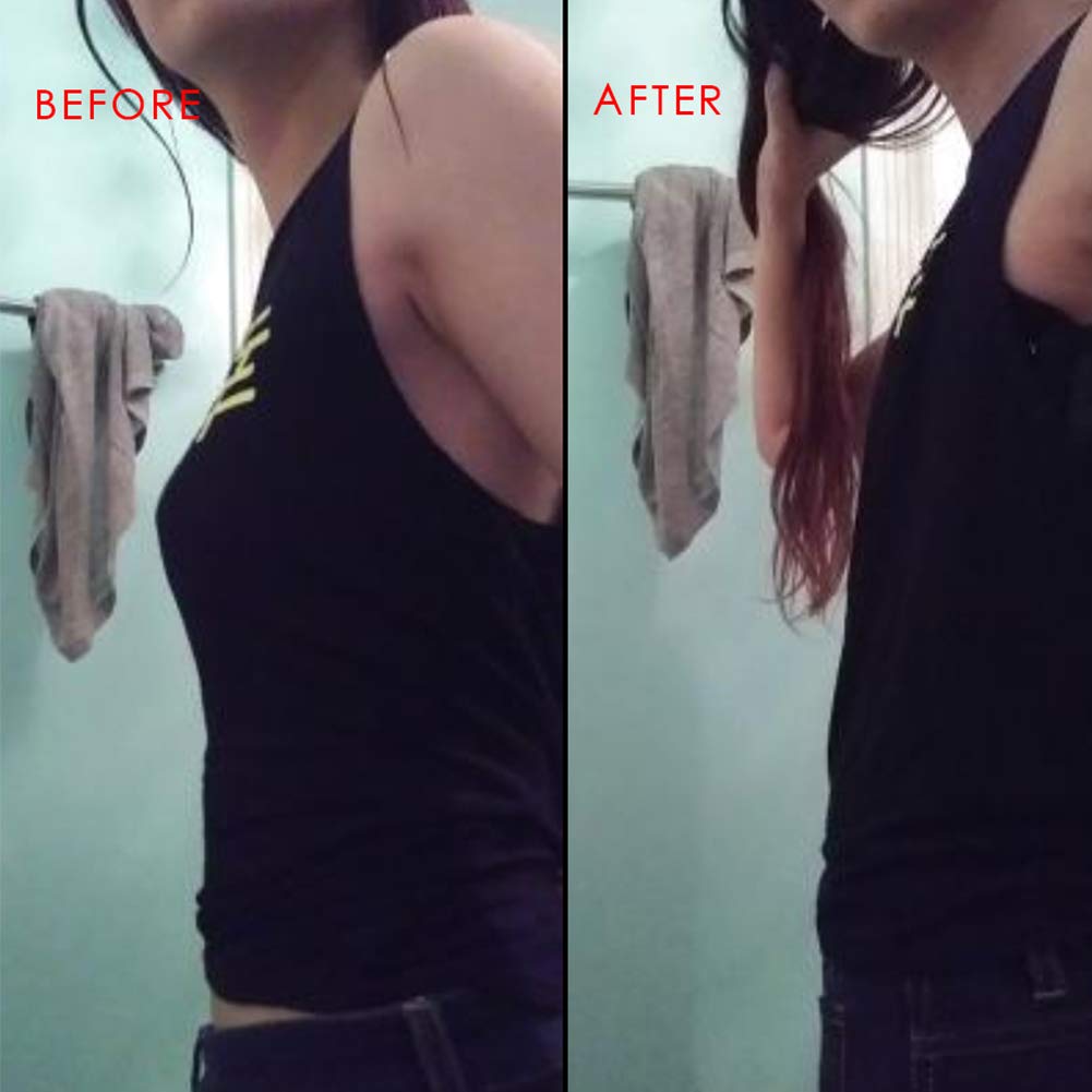 JARAZIN Women Tomboy Elastic Band Colors Chest Binder Tank Top (Medium, Light Grey)