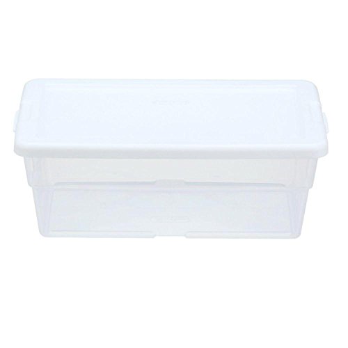 Sterilite Storage Box 13.5" X 8.3" X 4.8", 6 Qt. Clear - Pack of 4