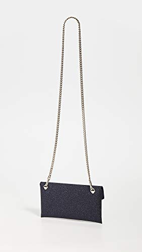 Kate Spade New York Women's Burgess Court Chain Clutch, Lakeshore Blue Glitter, One Size