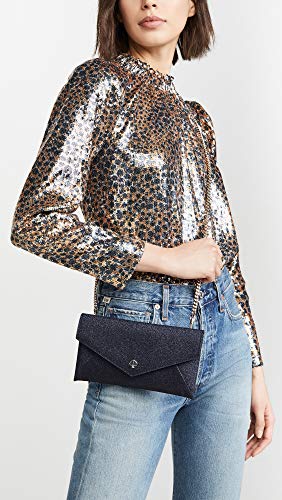 Kate Spade New York Women's Burgess Court Chain Clutch, Lakeshore Blue Glitter, One Size