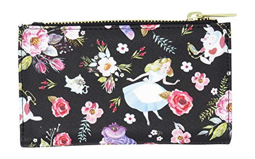 Loungefly X Disney Alice In Wonderland Floral Print Faux Leather, Wallet