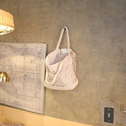 TENDYCOCO Hand-woven Straw Shoulder Tote Crochet Summer Beach Bag Woven Handbag & Purse Handmade for Women