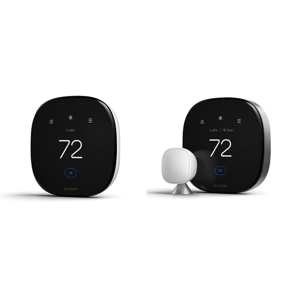 ecobee Smart Thermostat Bundle - Enhanced & Premium Models with Smart Sensors