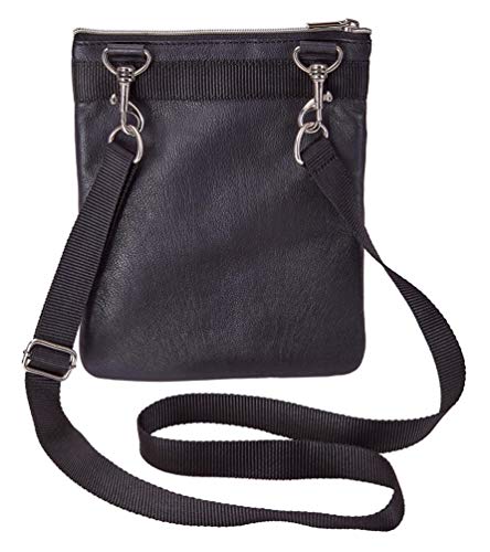 Harley-Davidson Women's Leather Cross-Body Crossbody Sling Purse - Black