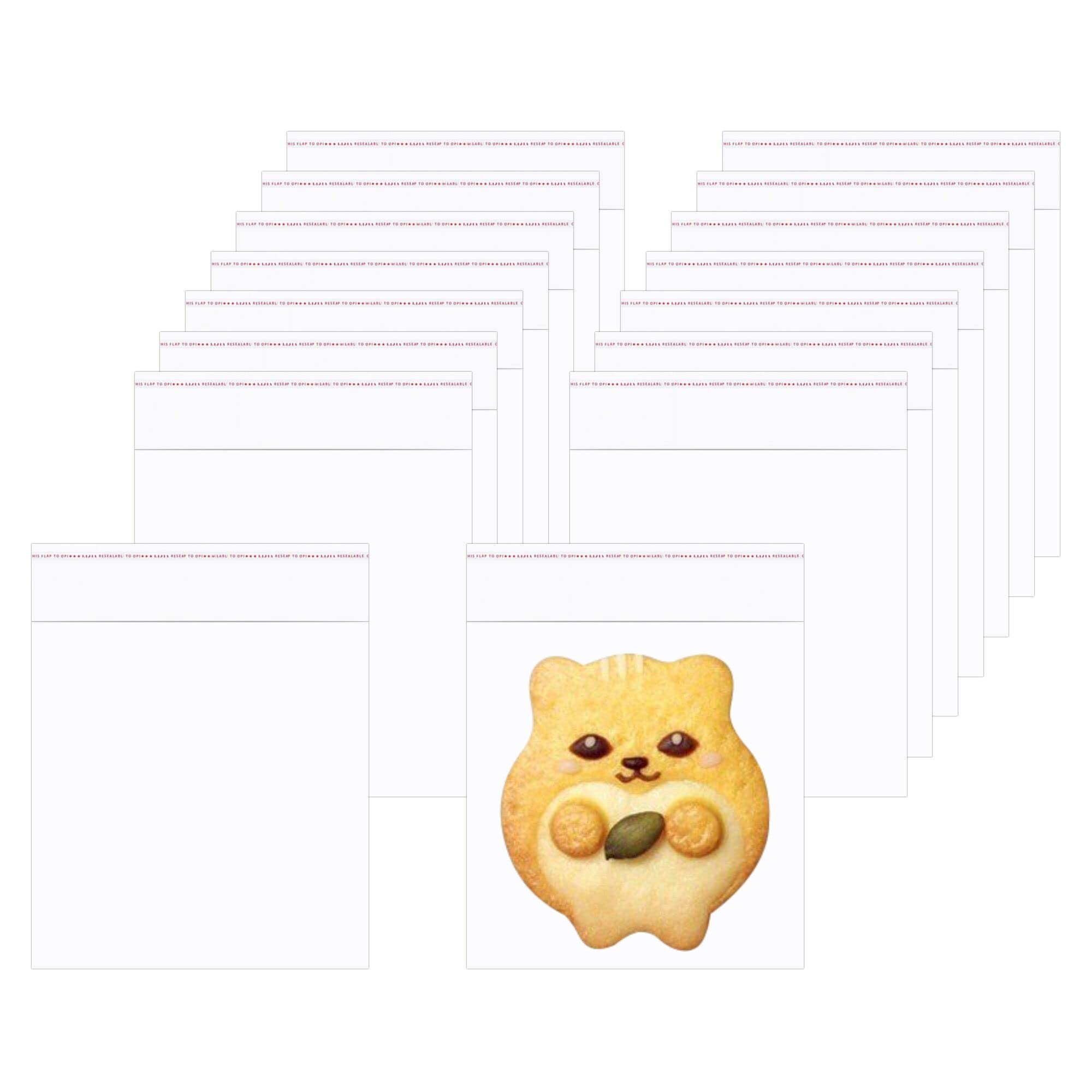 3" x 3" 200pcs Cellophane Self Seal Bags Small Adhesive Bags Clear Plastic Cello Bags 1 Mil forJewelry Earrings Candies Bakery Cookies Gift (18 Sizes to choose from)