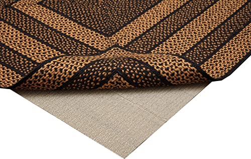 VHC Brands Classic Country Primitive Flooring-Farmhouse Jute Black, Stair Tread, Non-Stenciled