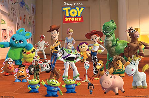 Trends International Disney Pixar Toy Story 4 - Collage Wall Poster, 22.375" x 34", Unframed Version