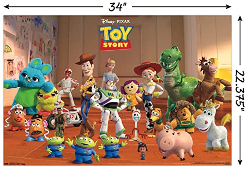 Trends International Disney Pixar Toy Story 4 - Collage Wall Poster, 22.375" x 34", Unframed Version