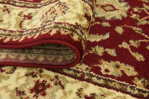 Unique Loom Voyage Collection Traditional Oriental Classic Intricate Design Area Rug (2' 7 x 10' 0 Runner, Red/Gold)