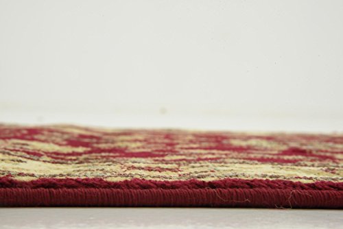 Unique Loom Voyage Collection Traditional Oriental Classic Intricate Design Area Rug (2' 7 x 10' 0 Runner, Red/Gold)