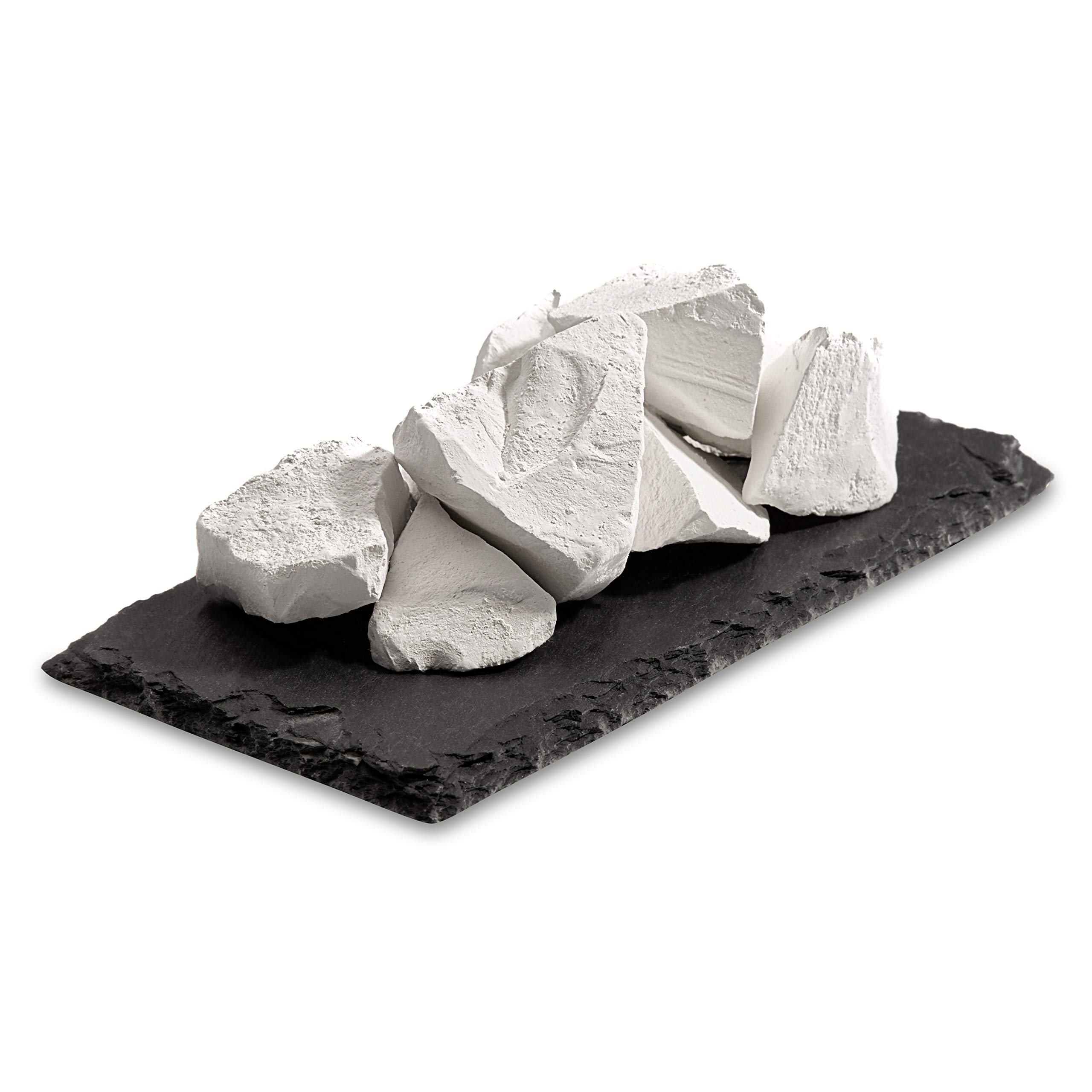 Chalkovsky Edible Chalk Chunks - Natural Chalk for Eating - Crunchy Belgorod Chalk Chunks - Russian Organic Chalk for Bone Strength - Zero Additives, No Impurities - White 7oz (200g)