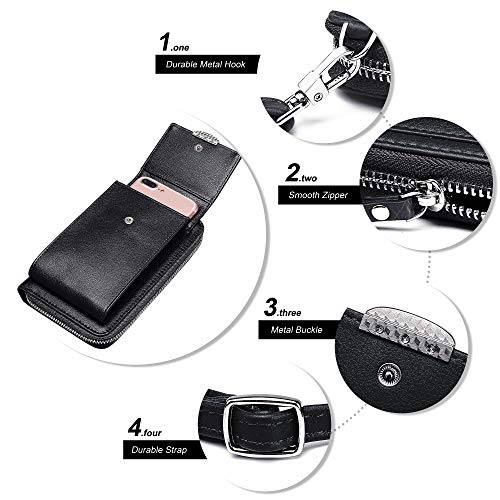 KUKOO Small Crossbody Bag Cell Phone Purse Wallet with Credit Card Slots for Women