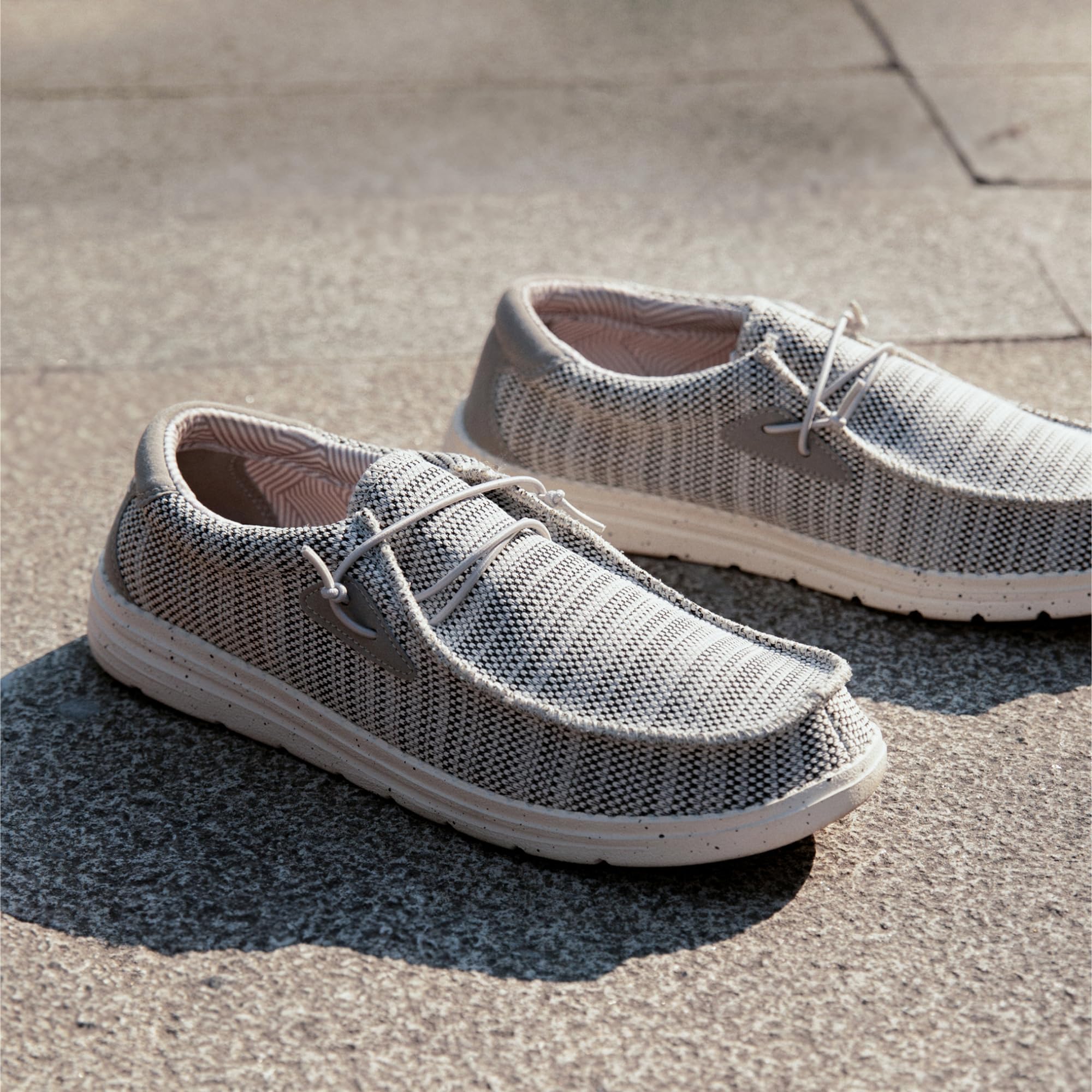 Bruno Marc Mens Slip-on Stretch Loafers Casual Shoes Lightweight Comfortable Boat Shoes, Grey - 11 (Breeze)