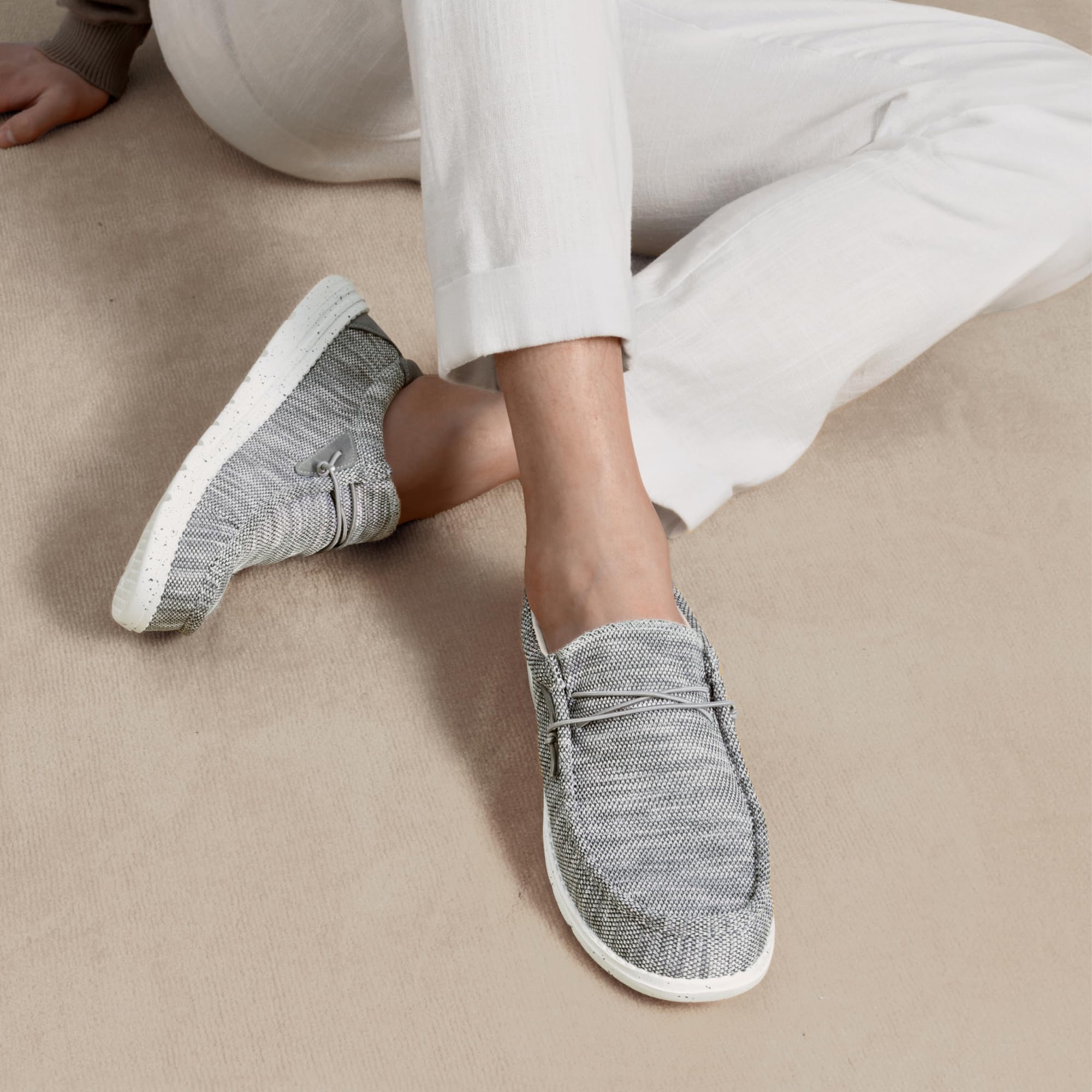 Bruno Marc Mens Slip-on Stretch Loafers Casual Shoes Lightweight Comfortable Boat Shoes, Grey - 11 (Breeze)