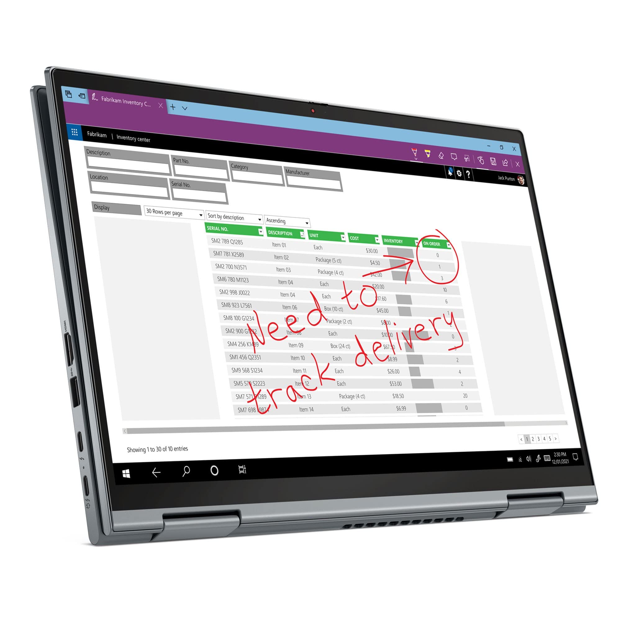 Lenovo ThinkPad X1 Yoga Gen 6 2-in-1 Laptop 14" FHD+ IPS Touchscreen (400 nits) 11th Gen Intel Quad-Core i5-1135G7 (Beats i7-10510U) 8GB RAM 512GB SSD Fingerprint Pen Win10Pro + HDMI Cable